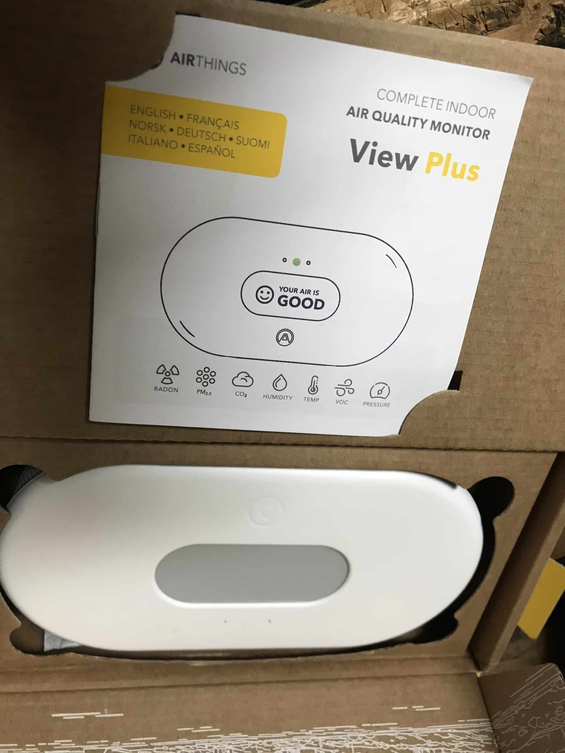 Airthings ViewPlus Air Quality Monitor Review - LeafScore